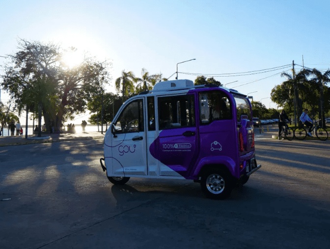 GOU debutó en la Costanera de Corrientes con triciclos sustentables ...